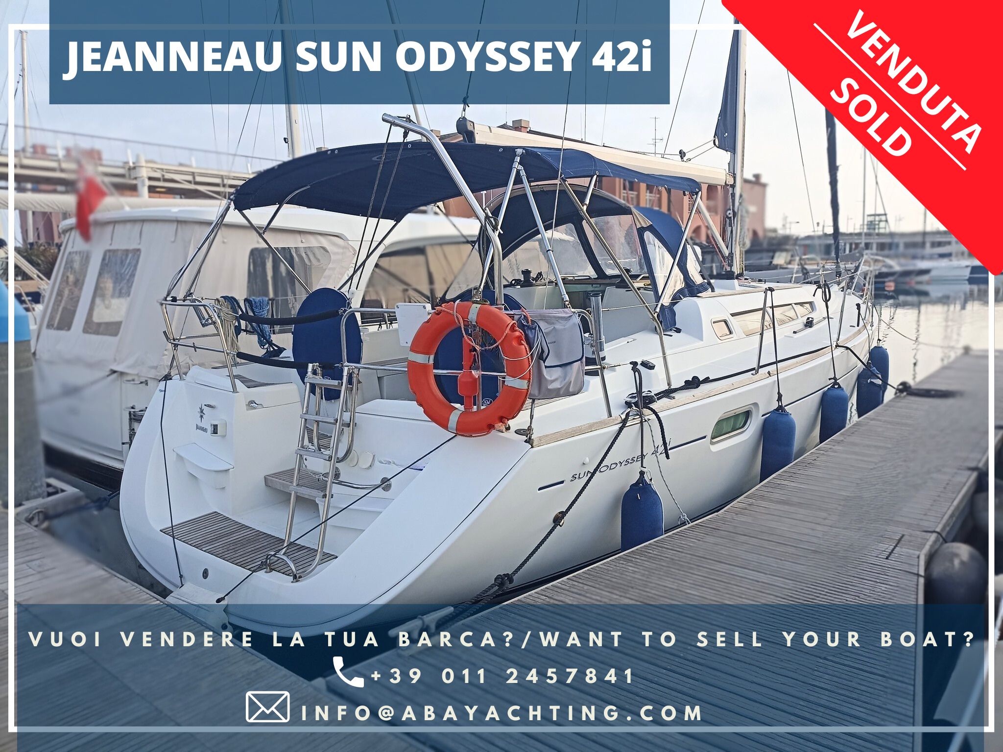 Jeanneau Sun Odyssey 42i sold